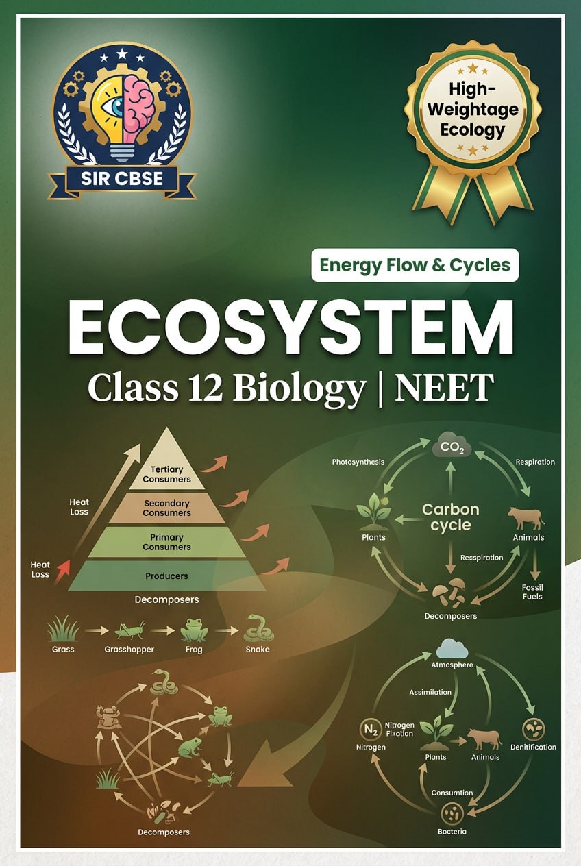 Ecosystem – Energy Flow & Cycles - Biology Class 12 | SIRCBSE
